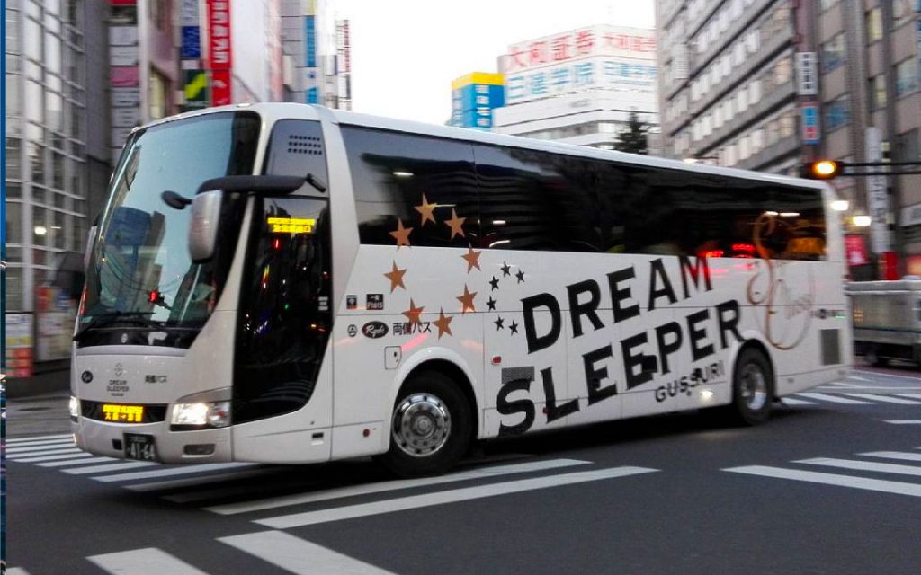 Overnight Bus Hotel from Tokyo to Osaka