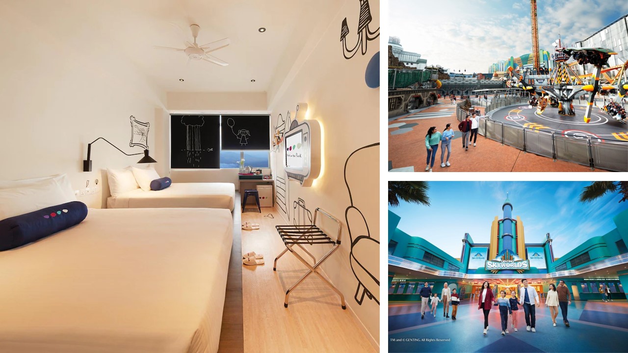 One Night Staycation at Genting SkyWorlds Hotel with Breakfast and 4 ...