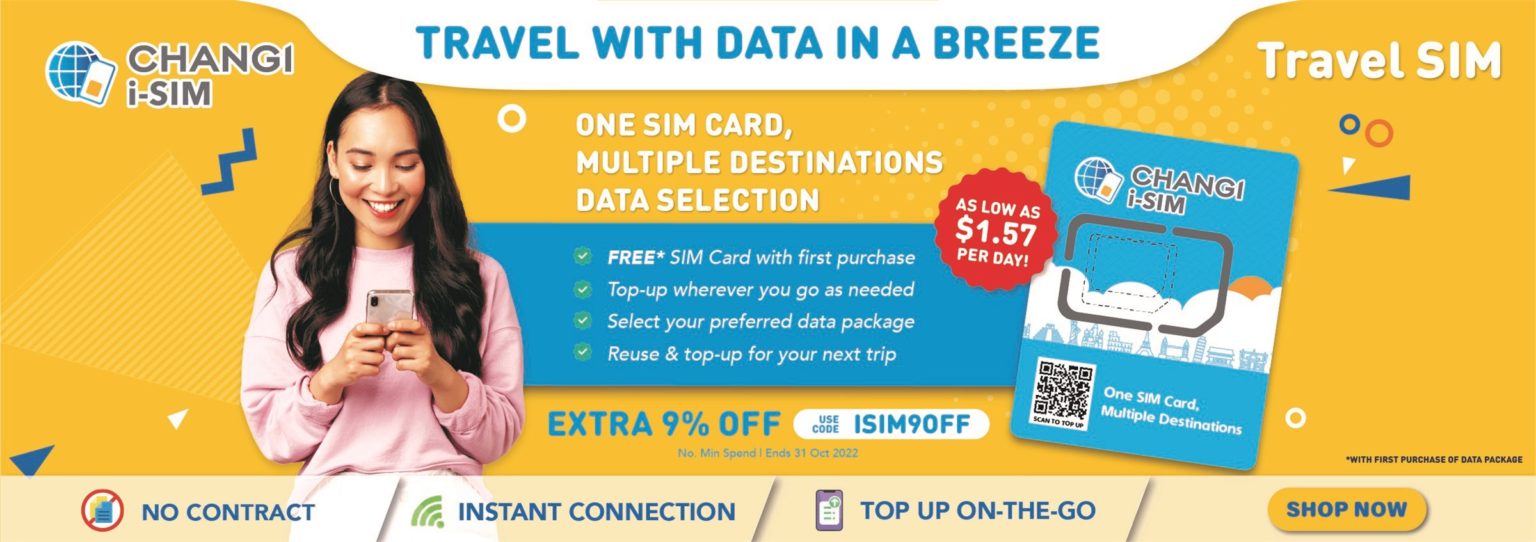 Changi Recommends Launches First Travel SIM Card in Singapore