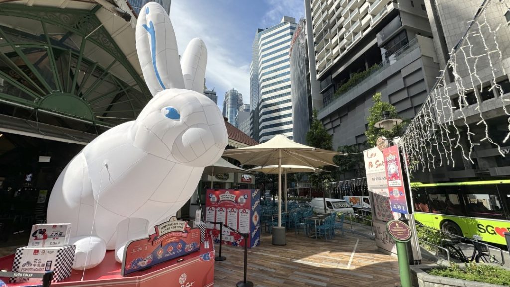 White Rabbit Pop-up at Lau Pa Sat has Giant Rabbit for the 'Gram, Ice ...