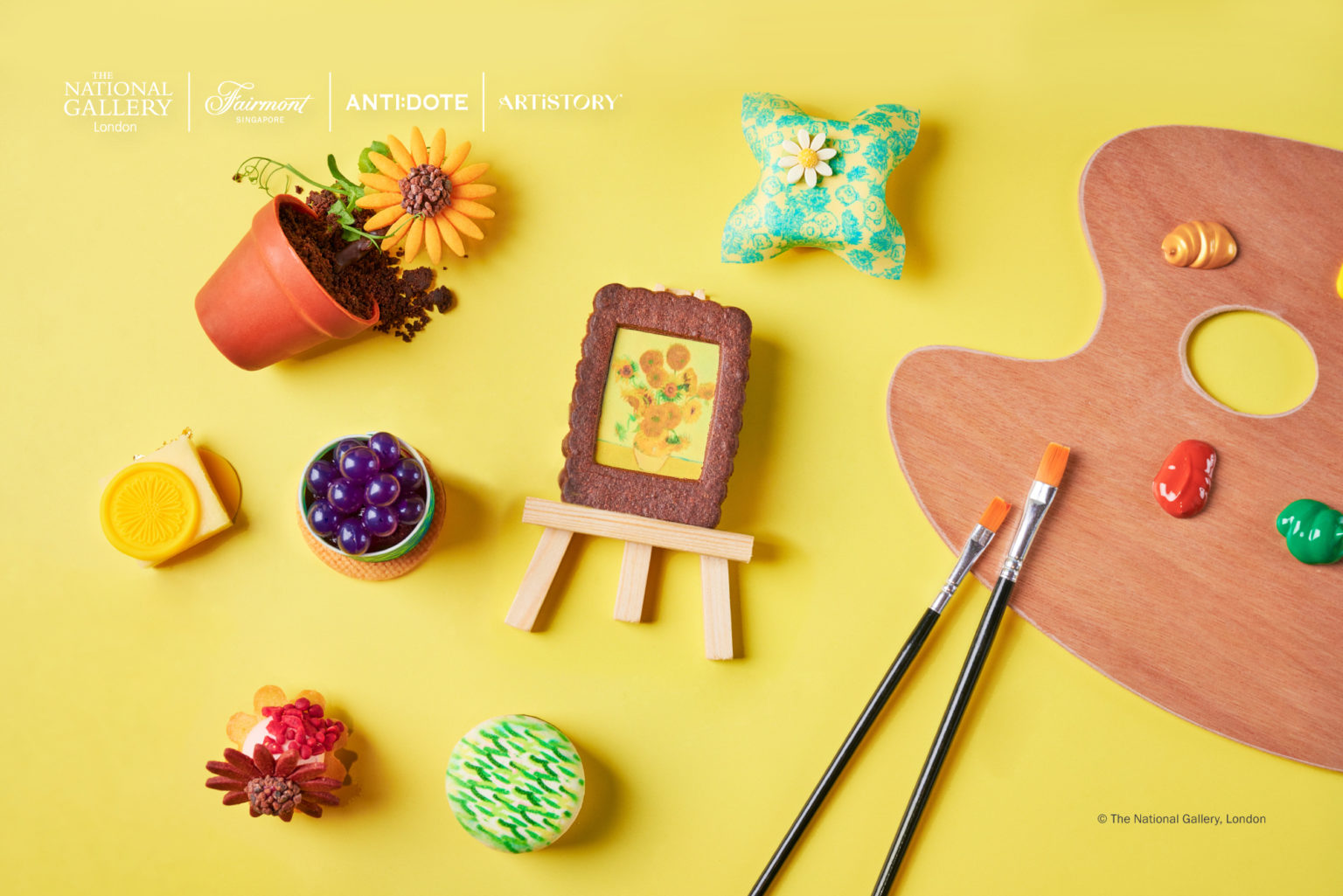 Picture-Perfect Moment at Vincent van Gogh Inspired Afternoon Tea