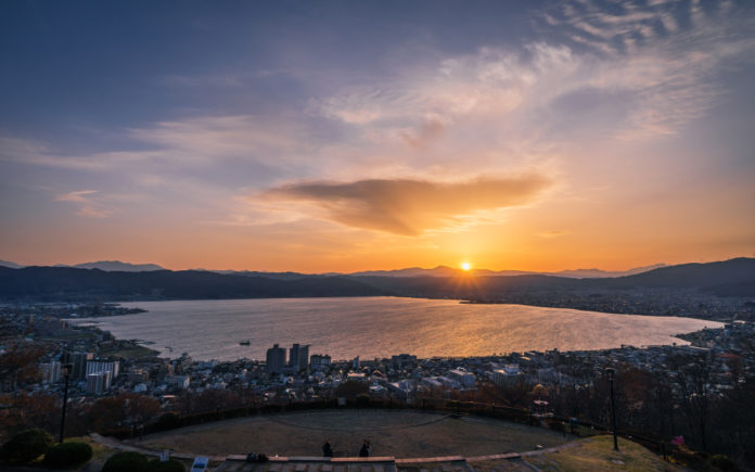 Lake Suwa in Central Nagano - God's Crossing: An Enchanting Destination