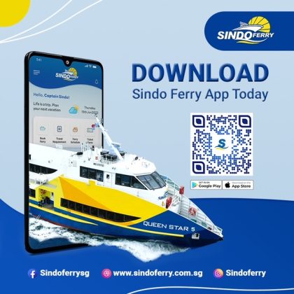 Download SINDO FERRY App to Enjoy Discount for 2-Way Ferry Tickets