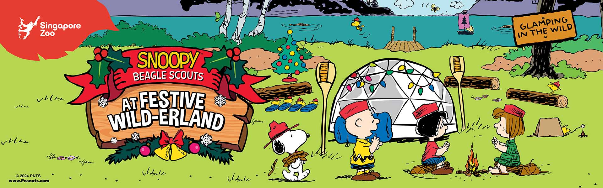 Escape from hectic city life with Glamping in the Wild (Snoopy Edition ...